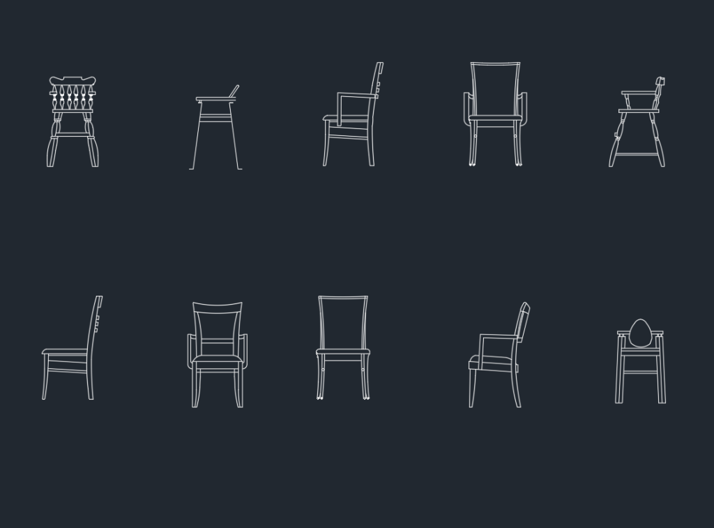 Chair and Armchair CAD Blocks - CAD Blocks & Design Resources for ...