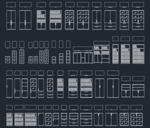 Office File Cabinets DWG Blocks: Free AutoCAD Drawing Download