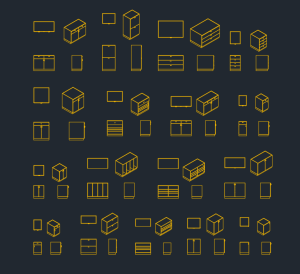 Storage Cabinet CAD Block DWG Download | AutoCAD Drawing Files