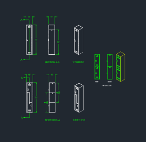 Lockers CAD Block DWG Download | AutoCAD Locker Drawings